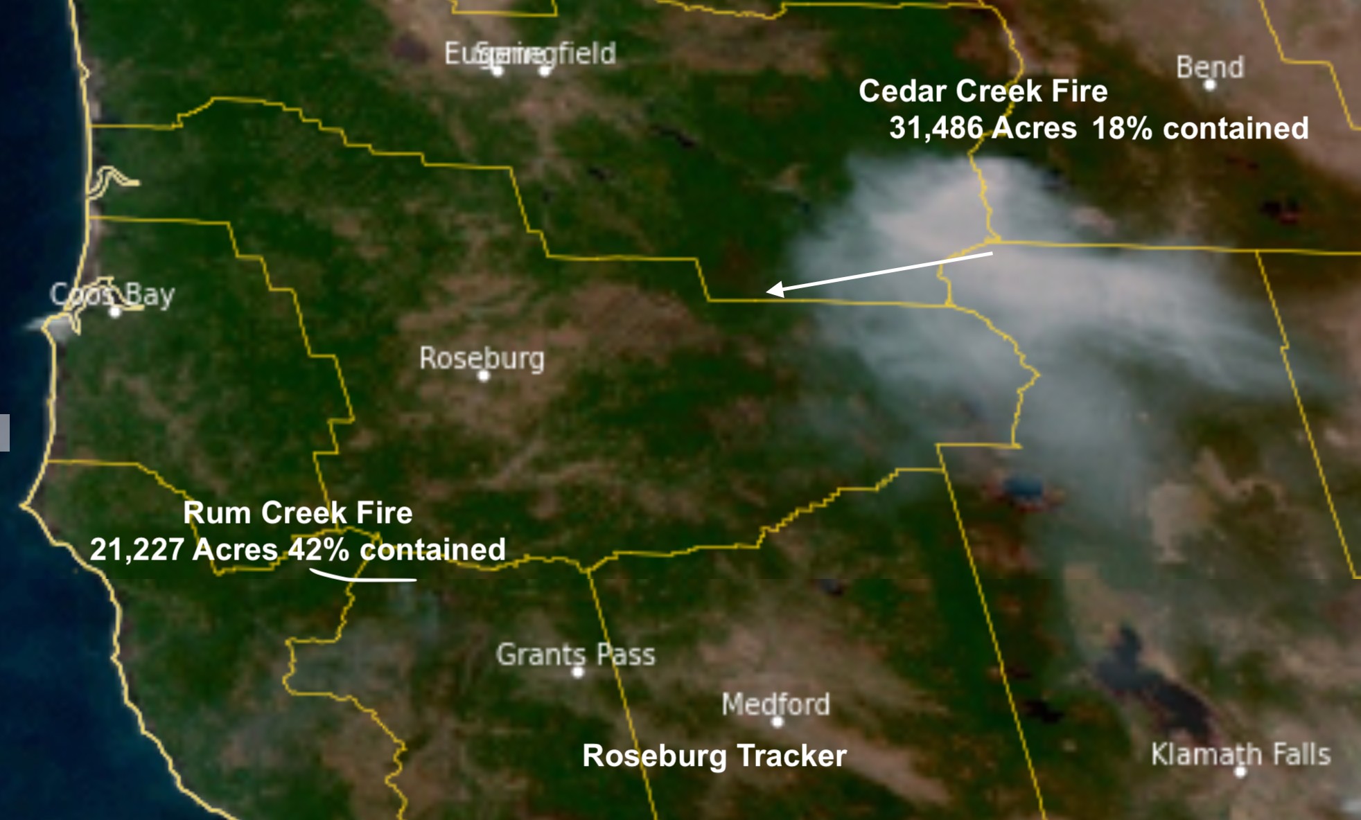 Crews Making Great Progress on the Twelvemile & Other Area Fires